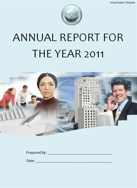 Annual Financial Report Template Word Mightyprintingdeals
