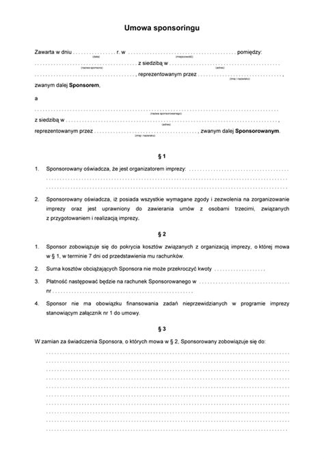 Umowa najmu miejsca garażowego pobierz