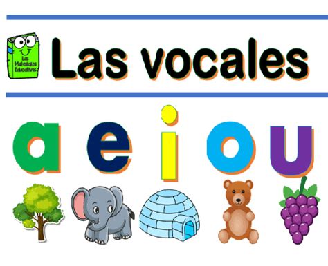Actividades Con Las Vocales Los Materiales Educativos