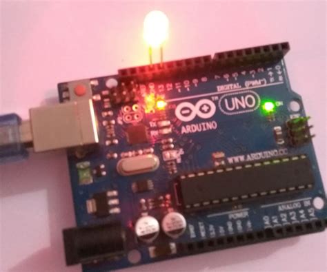 Led Blinking Using Arduino 5 Steps Instructables