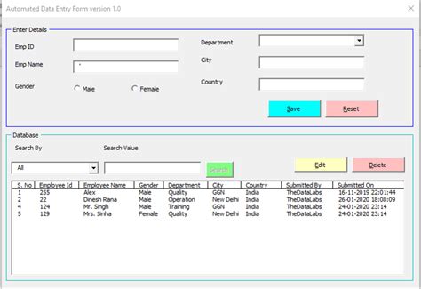 Excel Vba Userforms Custom Code When Userform Loads