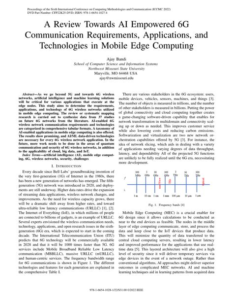 pdf a review towards ai empowered 6g communication requirements applications and