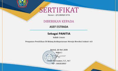 Kumpulan Contoh Sertifikat Format Psd Paling Banyak Di Pakai Untuk