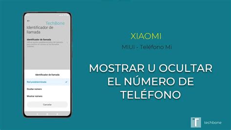Cómo ver el número privado de una llamada en Xiaomi Haras Dadinco