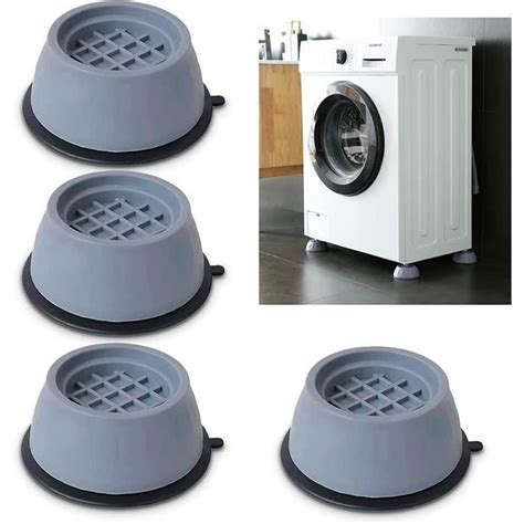 Patins Anti Vibration 4 Pièces Pieds en Caoutchouc pour Machine à