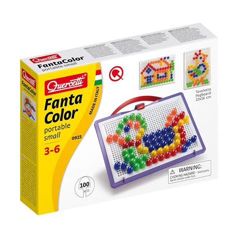 Quercetti 0923 Fantacolor Portable Chiodini Amazon It Giochi E Giocattoli