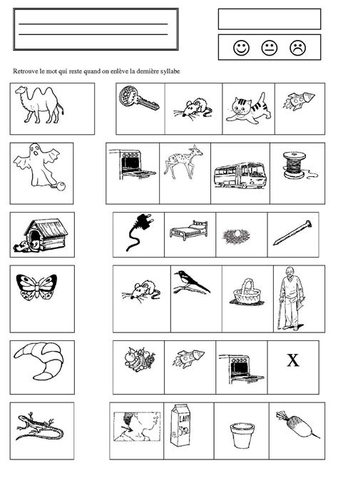 Divers Syllabes Chez Camille Lecture En Maternelle Cahier D