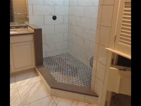 Complete Large Format Tile Shower Install Part Through Shower