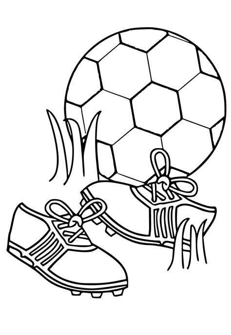 Dibujos de fútbol para colorear descargar e imprimir Colorear imágenes