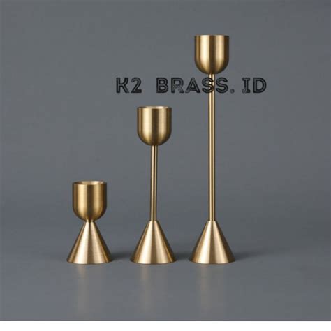 Jual Tempat Lilin Aromaterapi Kuningan Candle Holder 10cm Shopee
