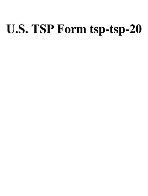 Tsp Loan Form Fill Out Sign Online Dochub