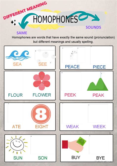 Homophones Français FLE fiches pedagogiques pdf doc
