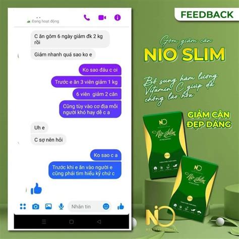 Kẹo Gôm Giảm Cân Nio Slim Ăn Ngon Dáng Vẫn Mi Nhon Organify
