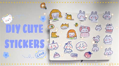 DIY Stickers Hướng dẫn làm stickers đơn giản How to make cute
