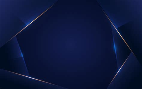 Plantilla De Fondo Abstracto Premium De Lujo Azul Marino Oscuro Con