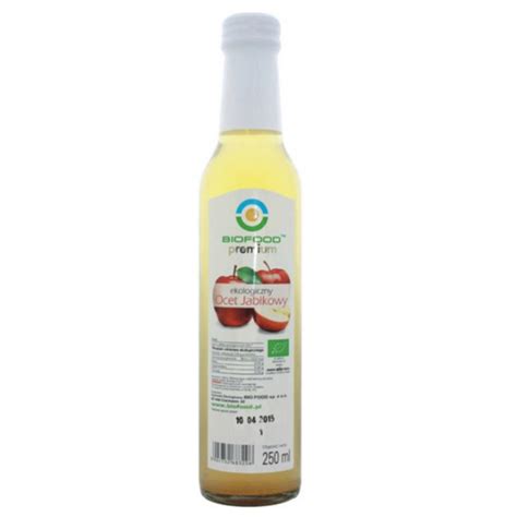 OCET JABŁKOWY NIEFILTROWANY BIO 250 ml Pole Na Stole