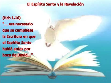 PPT El Espíritu Santo y la Revelación PowerPoint Presentation free