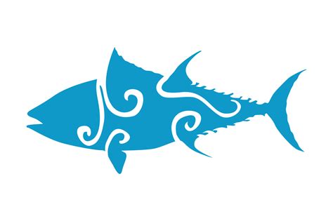 Tuna Silhouette Fish Logo Icon With Transparent Background 24034307 PNG