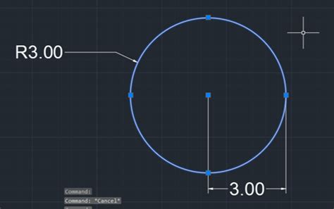 AutoCAD Drawing Tools Circle Radarhijau