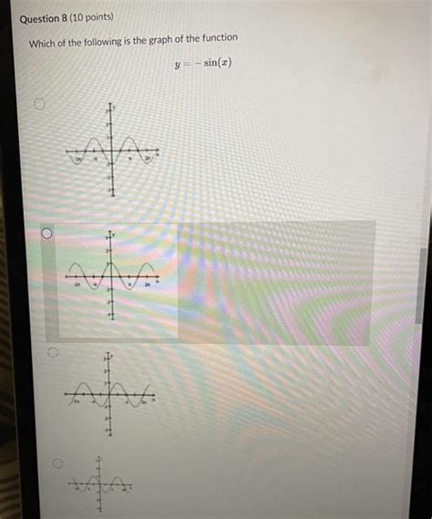 solved which of the following is the graph of the function