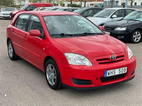 Såld Toyota Corolla 1 6 VVT i 110h begagnad 2004 21 980 mil i KALMAR