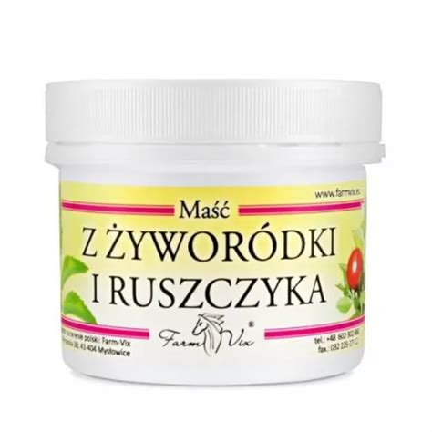 Maść z Żyworódki i Ruszczyka 150 ml Farm Vix