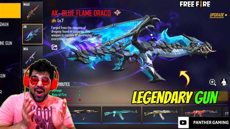 BLUE FLAME DRACO AK RETURN FREE FIRE NEW EVENT DRACO AK MAX UPGRADE