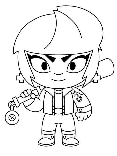 Coloriage Brawl Stars à imprimer et dessin