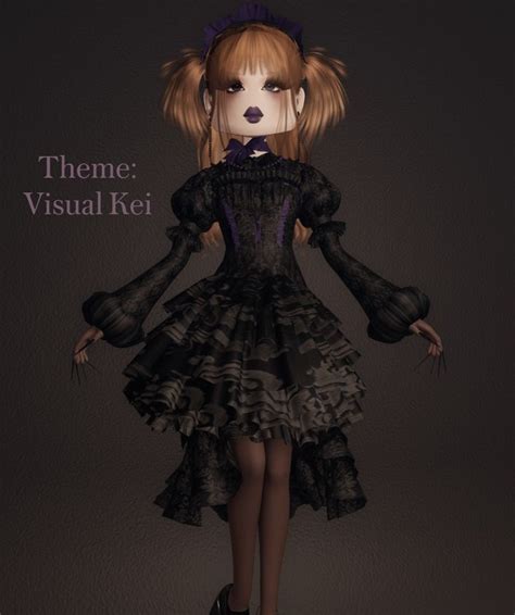 Dress To Impress Visual Kei Outfit Idea In 2024 Visual Kei Dress To