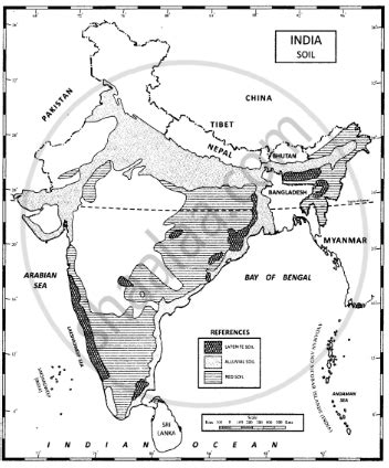 On An Outline Map Of India Mark The Areas Covered By The Following