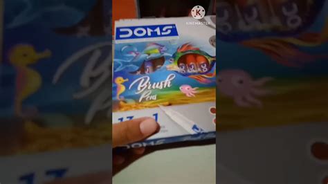 Unboxing New DOMS Brush Pen Doms YouTube