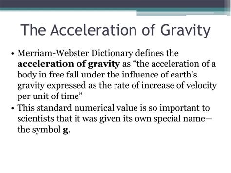 Ppt Free Fall And Acceleration Of Gravity Powerpoint Presentation