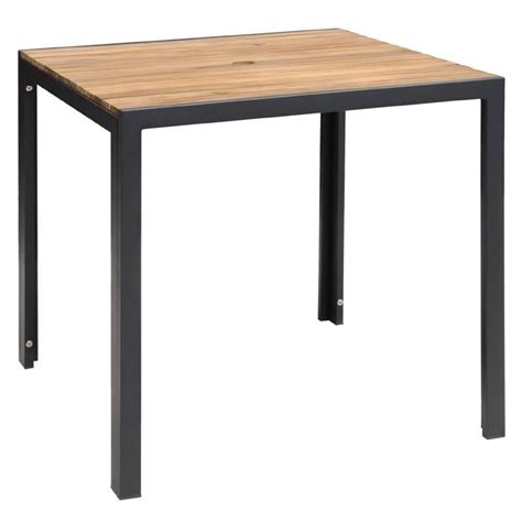 Mesa Cuadrada Bolero De Acero Y Madera Acacia 600x600 PepeBar