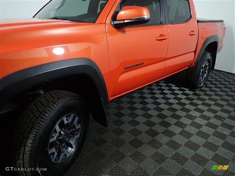 Inferno Orange Toyota Tacoma Trd Off Road Double Cab X