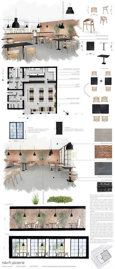 An Architectural Diagram Shows The Various Sections Of A Building And