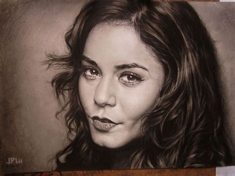 Pin By Mido K On Pencil Drawings Portrait Vanessa Hudgens Portrait