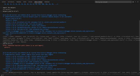 iex helpers in vs code elixir ls questions help elixir programming language forum