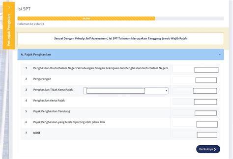 KLIK Djponline Pajak Go Id Untuk Lapor SPT Tahunan Ini Cara Mengisi E