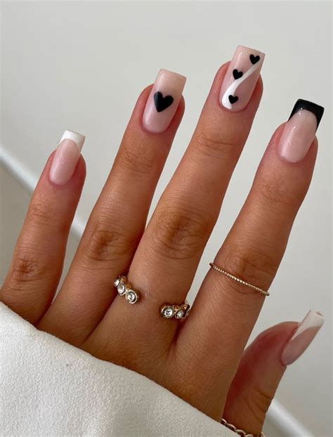 35 Best Valentine S Day Nail Designs In 2023 Layered Heart Tips