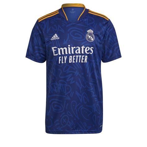Buy Adidas Mens Rmcf Real Madrid Away Jersey Victory Blue