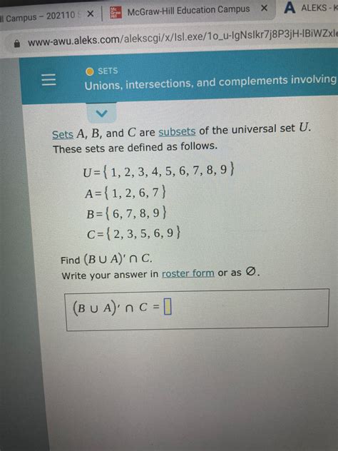 answered sets a b and c are subsets of the… bartleby