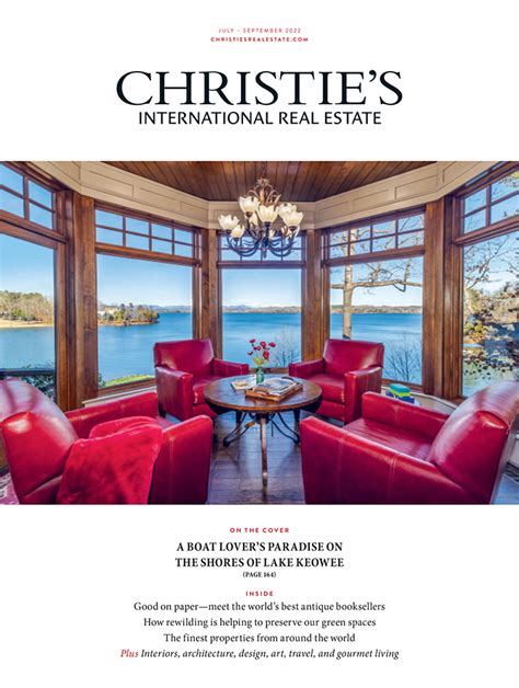 Christies International Real Estate Magazine Romolini Immobiliare
