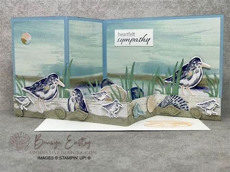 Seaside Bay Double Z Fold Box Card By BronJ Cards And Paper Crafts At