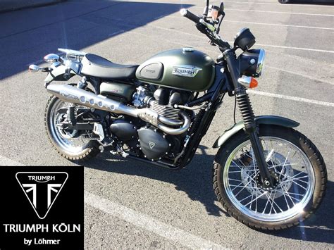 Details Zum Custom Bike Triumph Scrambler Des H Ndlers Triumph K Ln Ost