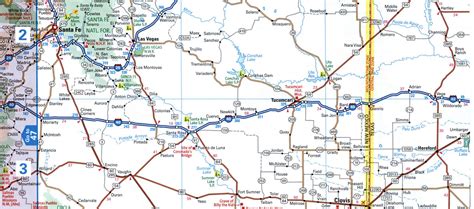 Map I Interstate Highway California Arizona New Mexico Texas