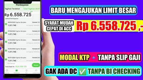 Pinjol Resmi Ojk Mudah Cair Limit Besar Tenor Panjang Pinjaman