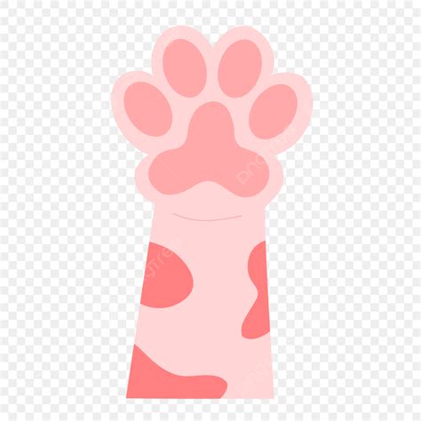 Vetor De Pata De Gato Listrado Rosa Png Gato Pata Fofa Imagem Png E