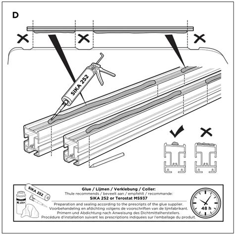 THULE ADR907 01 SmartClamp Roof Rack System Instructions