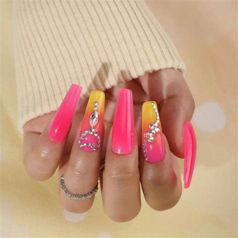 Summer Neon Nail Design For Morovan