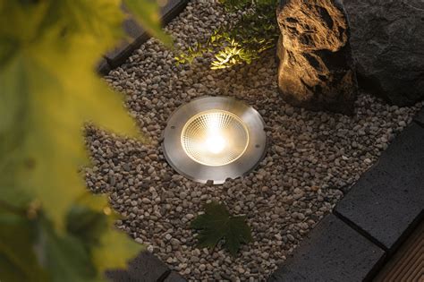 Encastré de sol LED Vanea résistant à l eau de mer IP67 rond 160mm